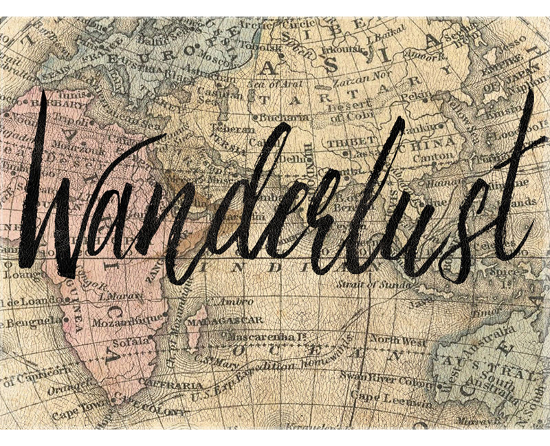 Buy Art For Less " Global Chic Wonderlust World Map " by Beth Albert | Wayfair